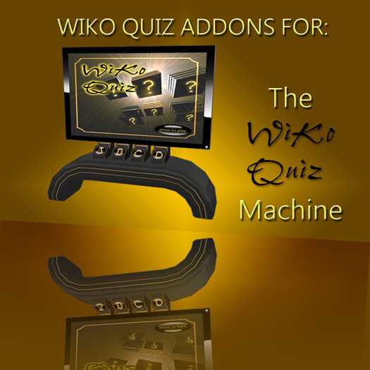 Second Life Marketplace - WIKO Multiple choice QUIZ with mega functions - QUIZ ADDON: MOVIES ...